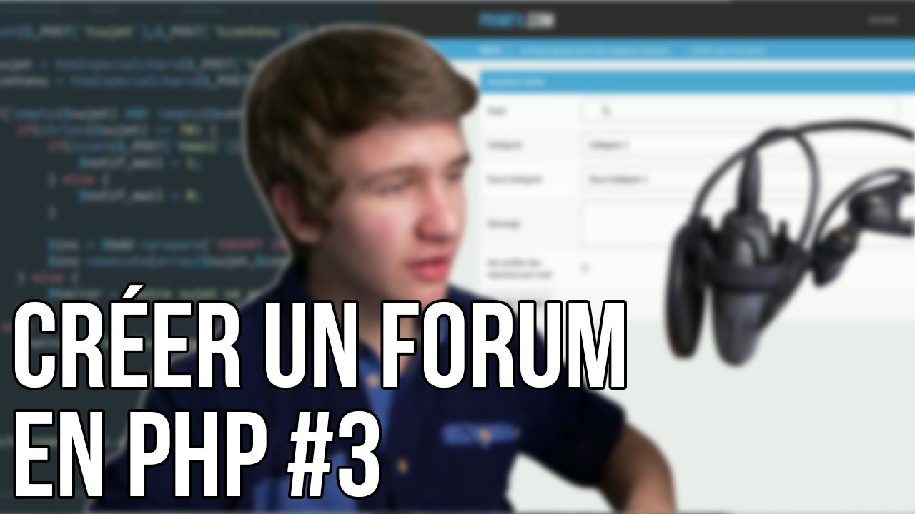 Créer un forum en PHP - #3 Nouveau Topic - PrimFX.com Créer un forum en PHP - #3 Nouveau Topic - PrimFX.com
