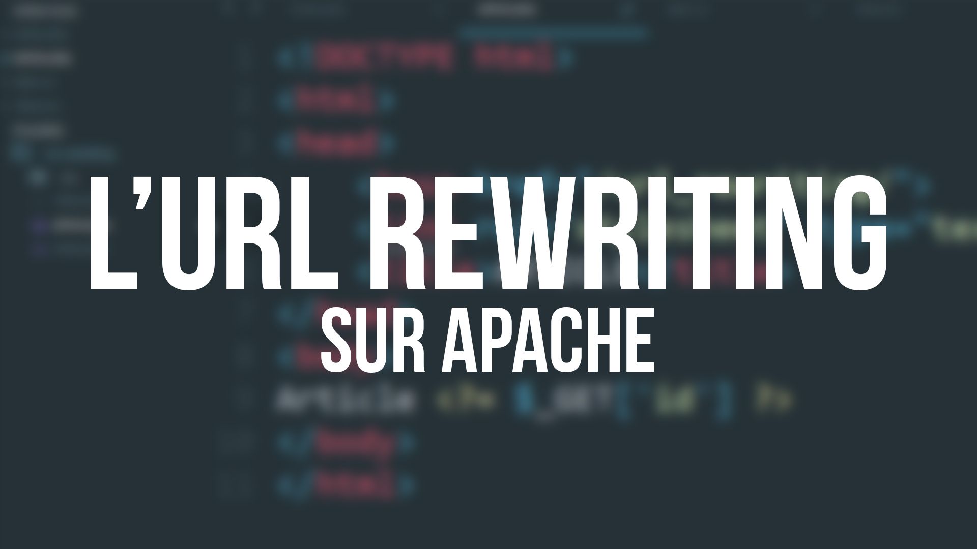 Tuto PHP - L'URL Rewriting (sur Apache) - PrimFX.com Tuto PHP - L'URL Rewriting (sur Apache) - PrimFX.com